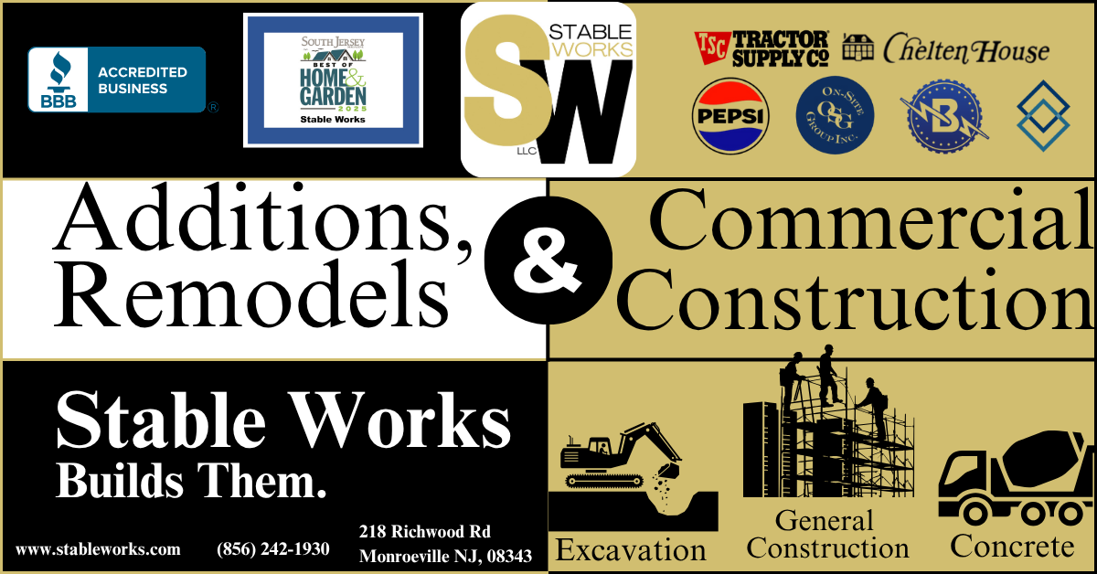 Home Addition Contractor Near Swedesboro NJ, 08085 - Stable Works